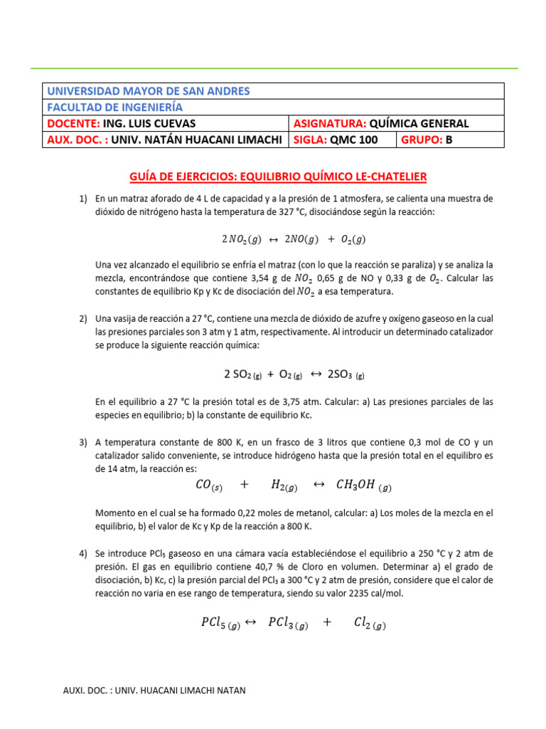 Guia Uno - Seg - Parcial - QMC 100 | PDF