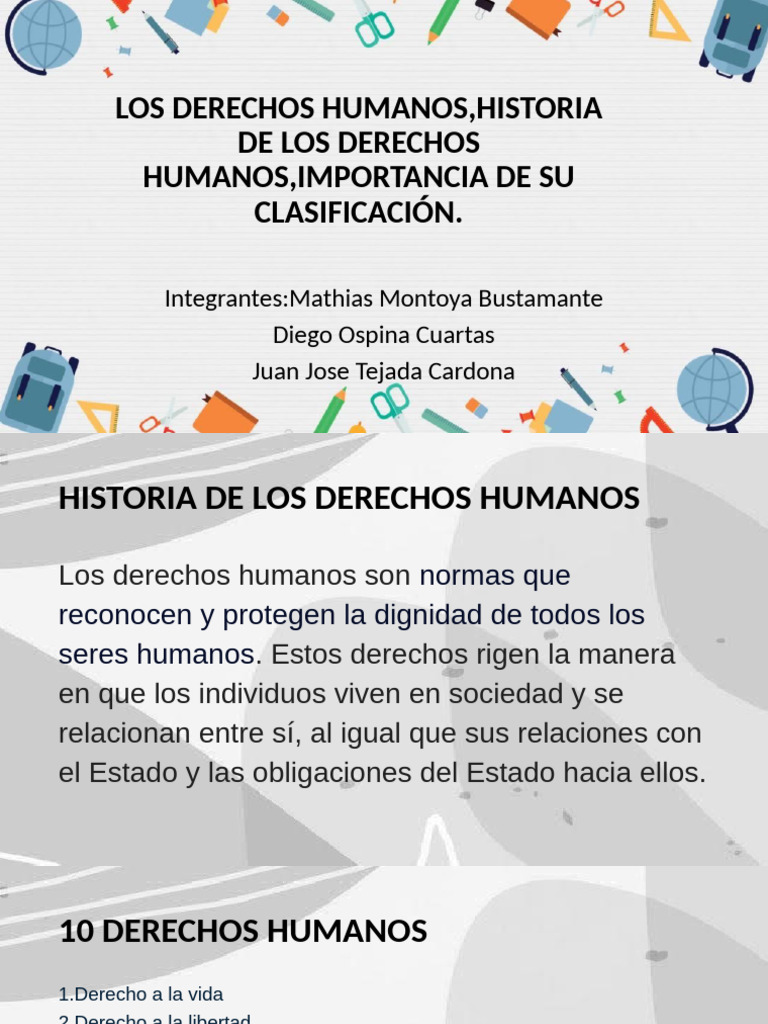 LOS DERECHOS HUMANOS | PDF