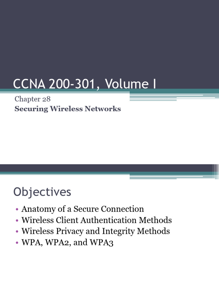 Securing Wireless Networks Overview | PDF | Network Protocols ...
