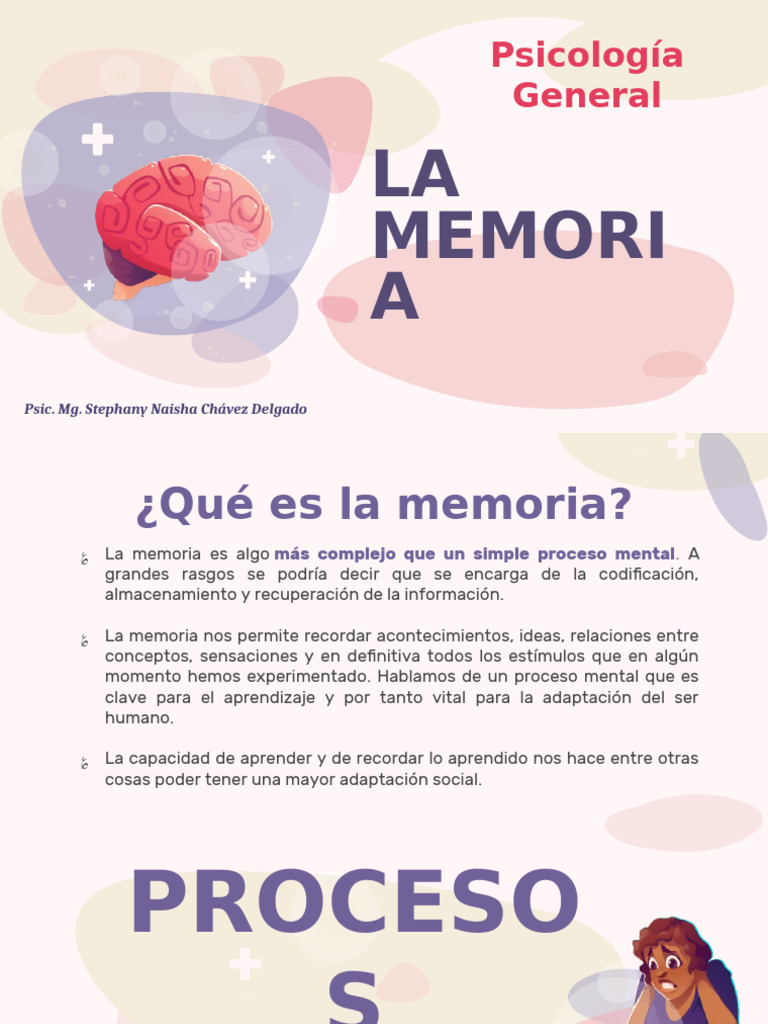 Funciones y Tipos de Memoria Humana | PDF | Memoria | Aprendizaje