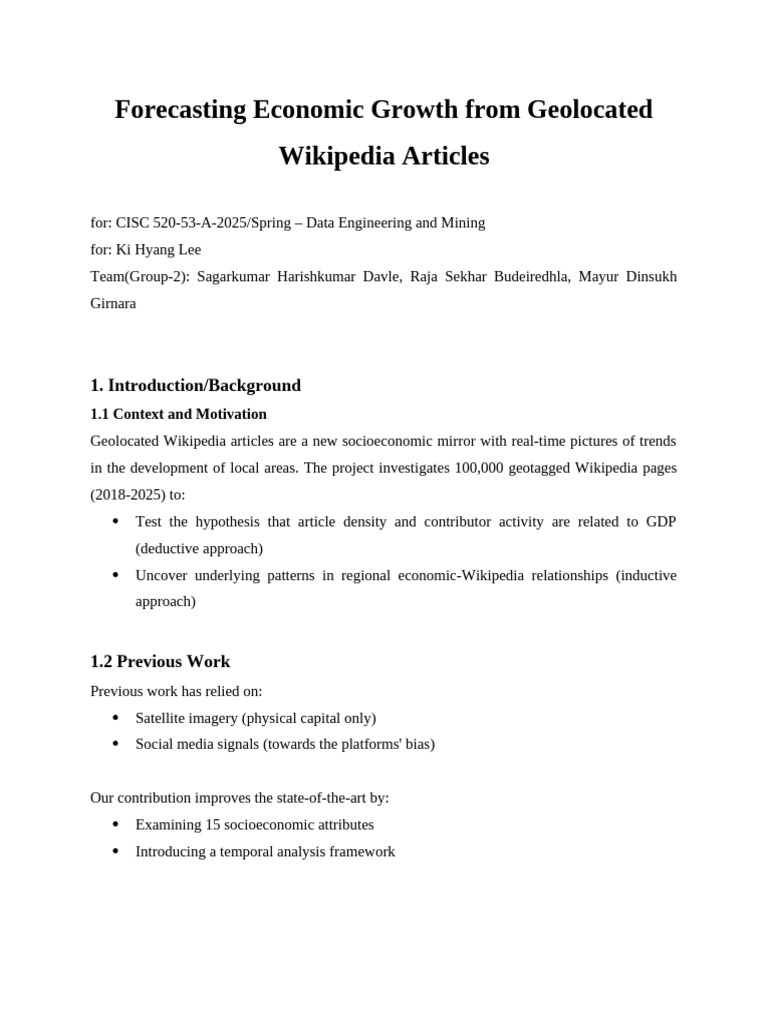 HU14 CISC 520 Data Analytics Final Project | PDF | Cluster Analysis ...