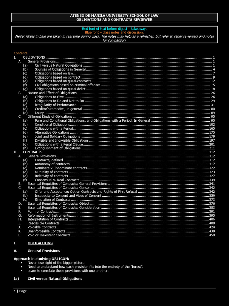 OBLICON Midterms Coverage Dark Mode | PDF | Law Of Obligations | Damages