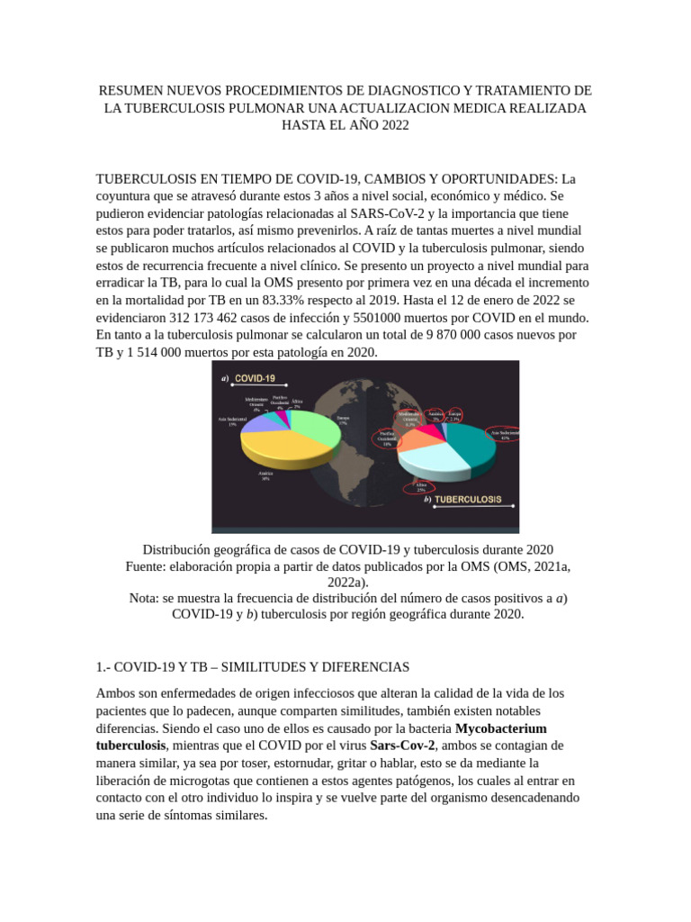 Articulo 1 | PDF | Tuberculosis | Medicina CLINICA