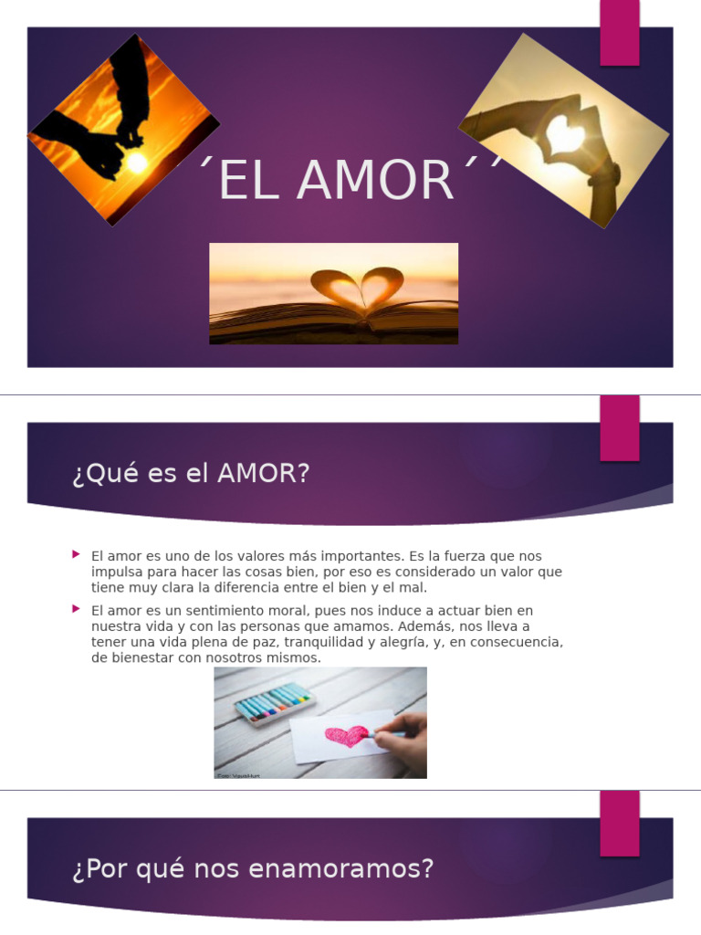El Amor | PDF | Amor | Sensación