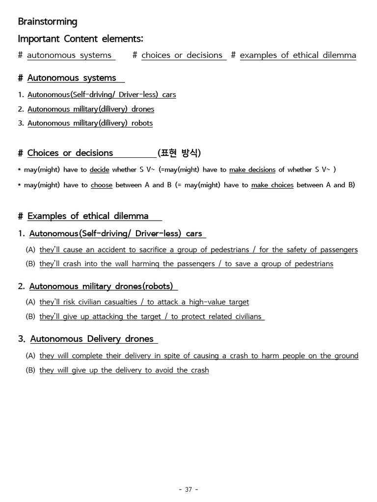 Lesson 8 - 2. WOULD YOU SACRIFICE ONE PERSON TO SAVE FIVE (p37) | PDF