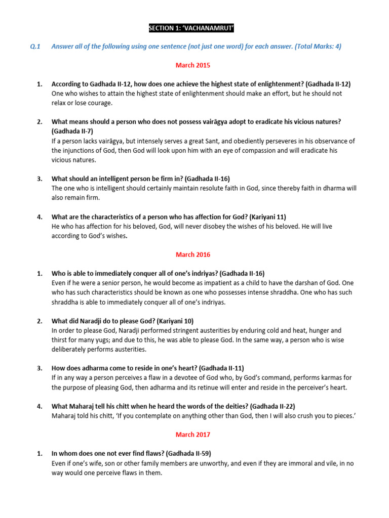 Pragna 2 Paper 1 March 2015-2019 | PDF | Bhakti