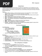 Throwball Rules | PDF | Games Of Physical Skill | Athletic Sports