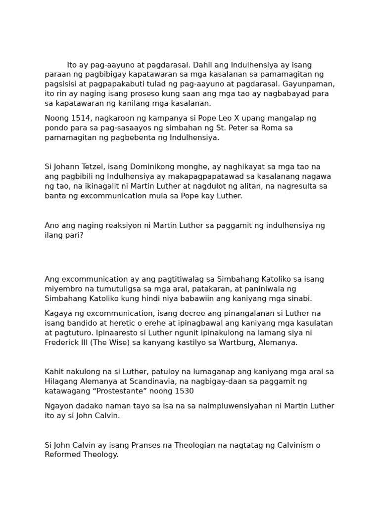 Notes Repormasyon | PDF