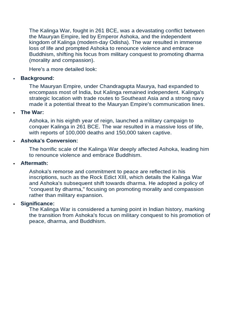 Kalinga war | PDF
