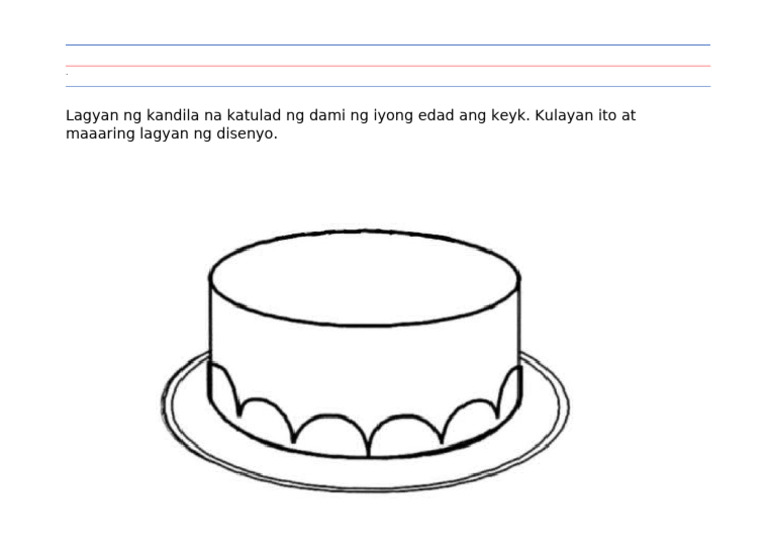 Cake Template | PDF