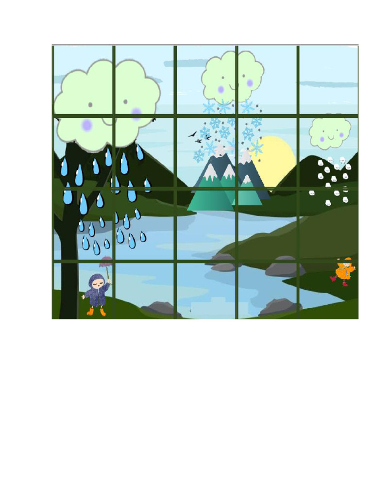 Rompecabeza de los estados del agua. | PDF