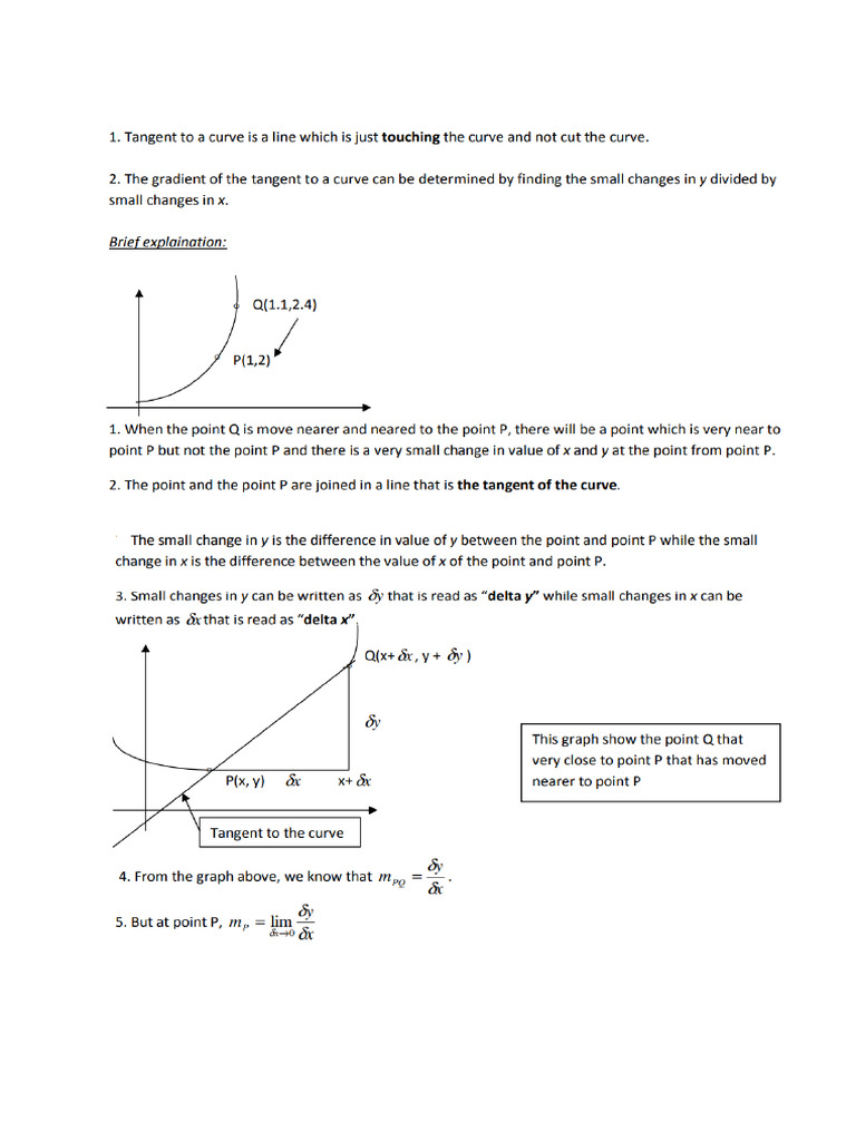 Chapter 2 Differentiation (First Principle) | PDF