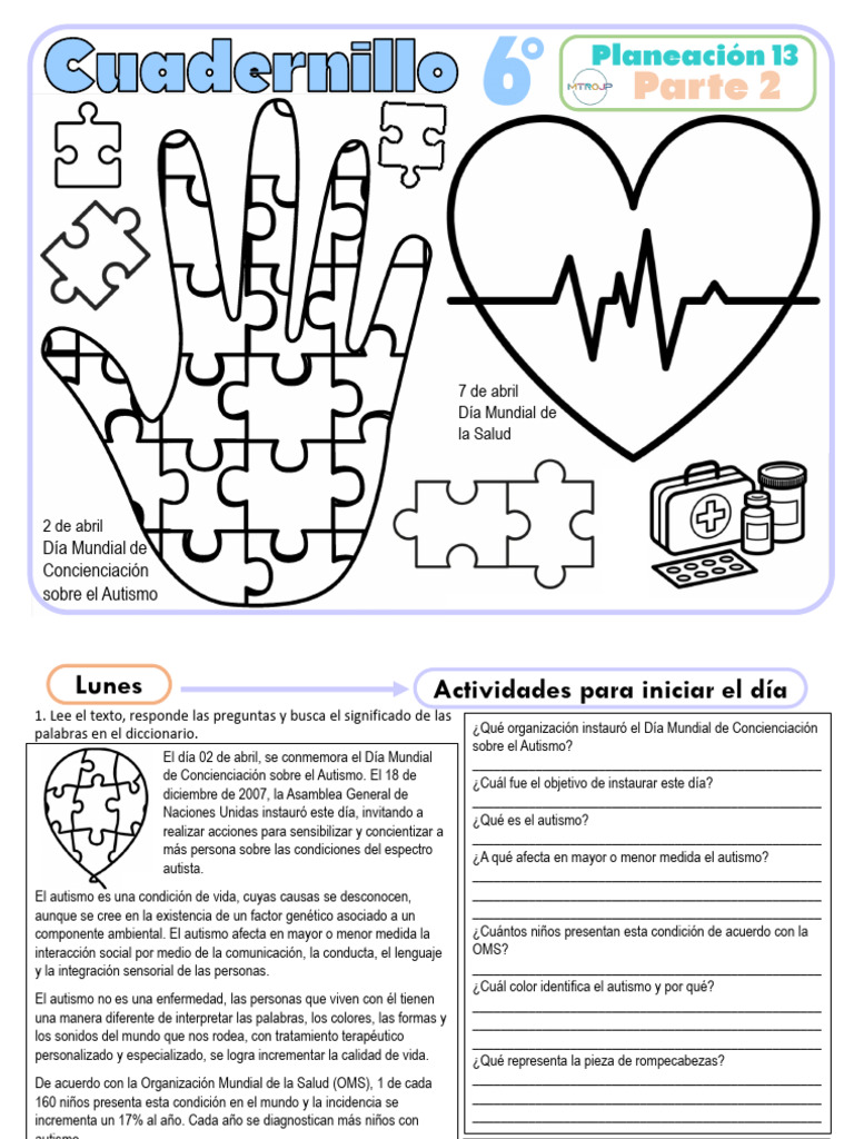 Cuad parte 2 6° | PDF | Autismo | Factura
