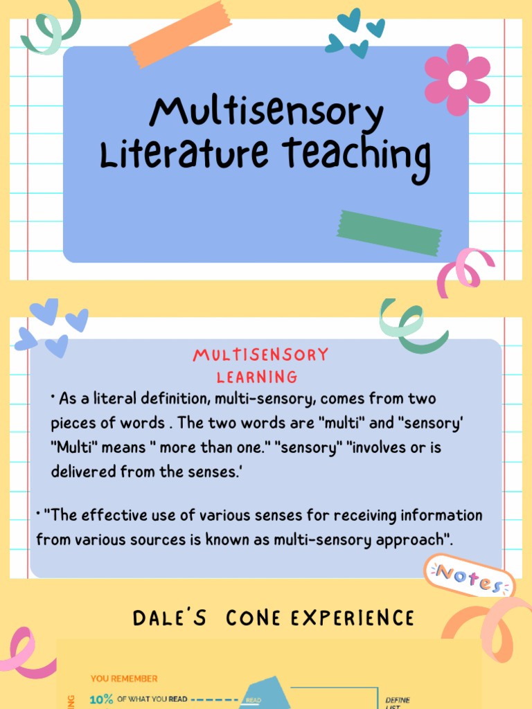 Multisensory Approaches in Literature Teaching | PDF