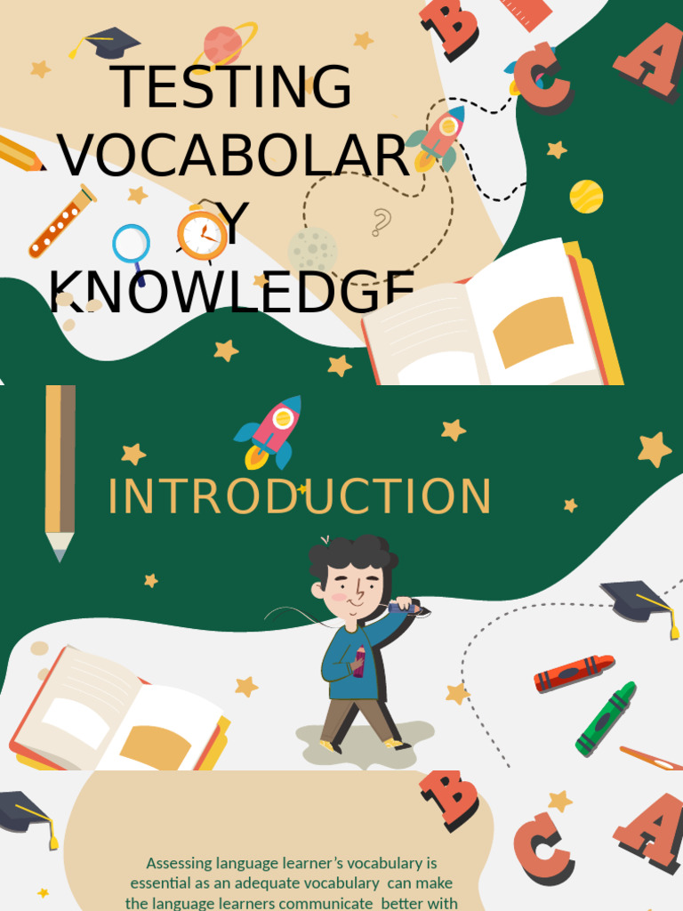 testing-vocabulary-knowledge | PDF | Vocabulary | Cognitive Science