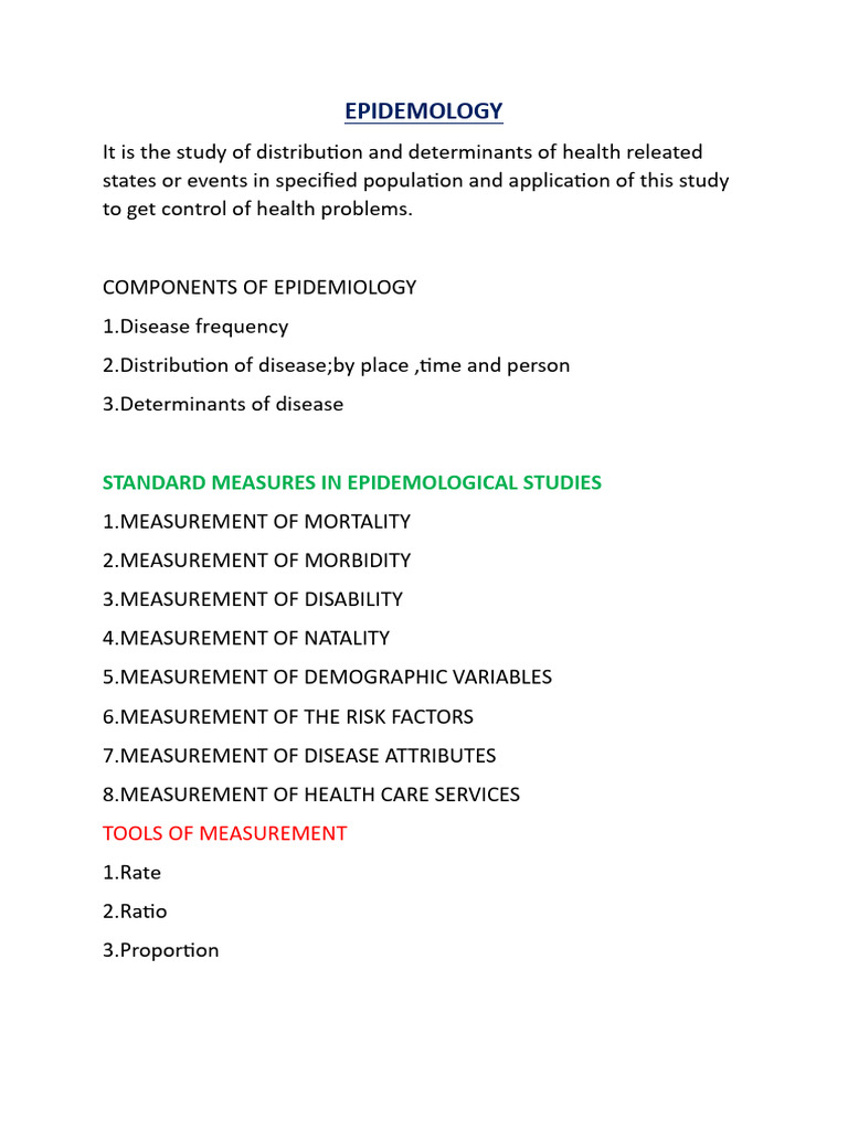Unit 3 Biostatistics | PDF | Mortality Rate | Incidence (Epidemiology)