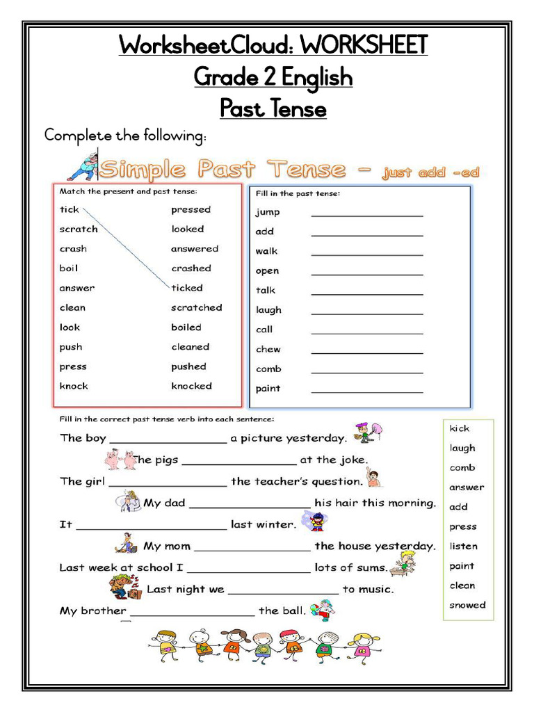 G2 English Past Tense | PDF