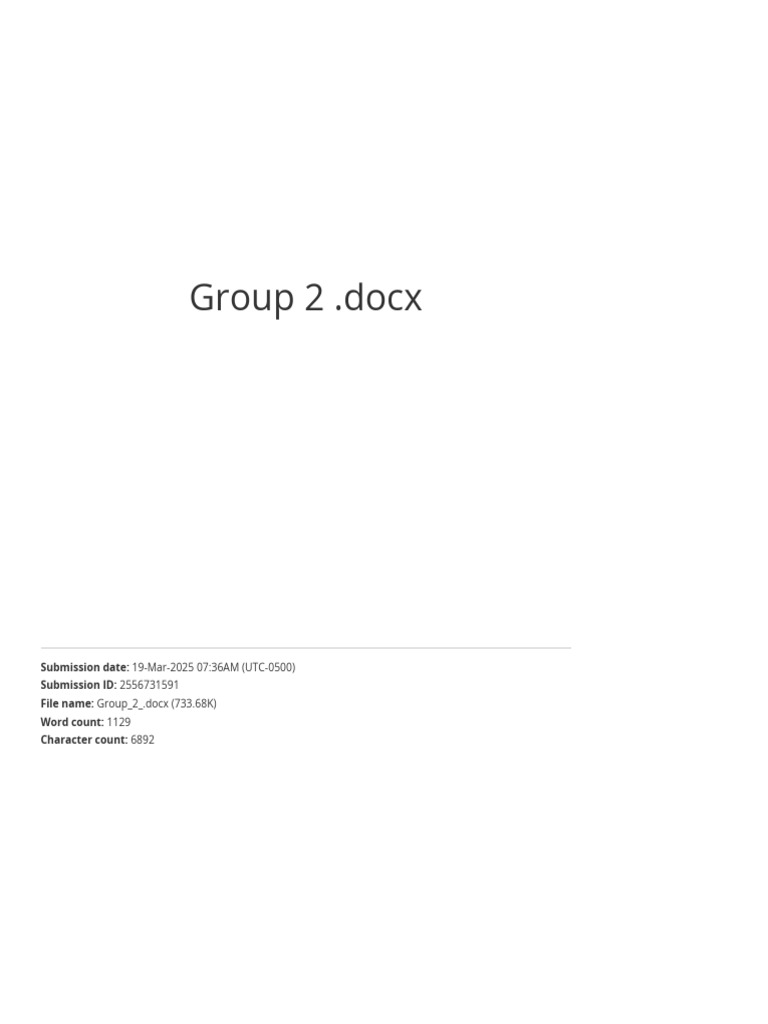 Group 2 | PDF