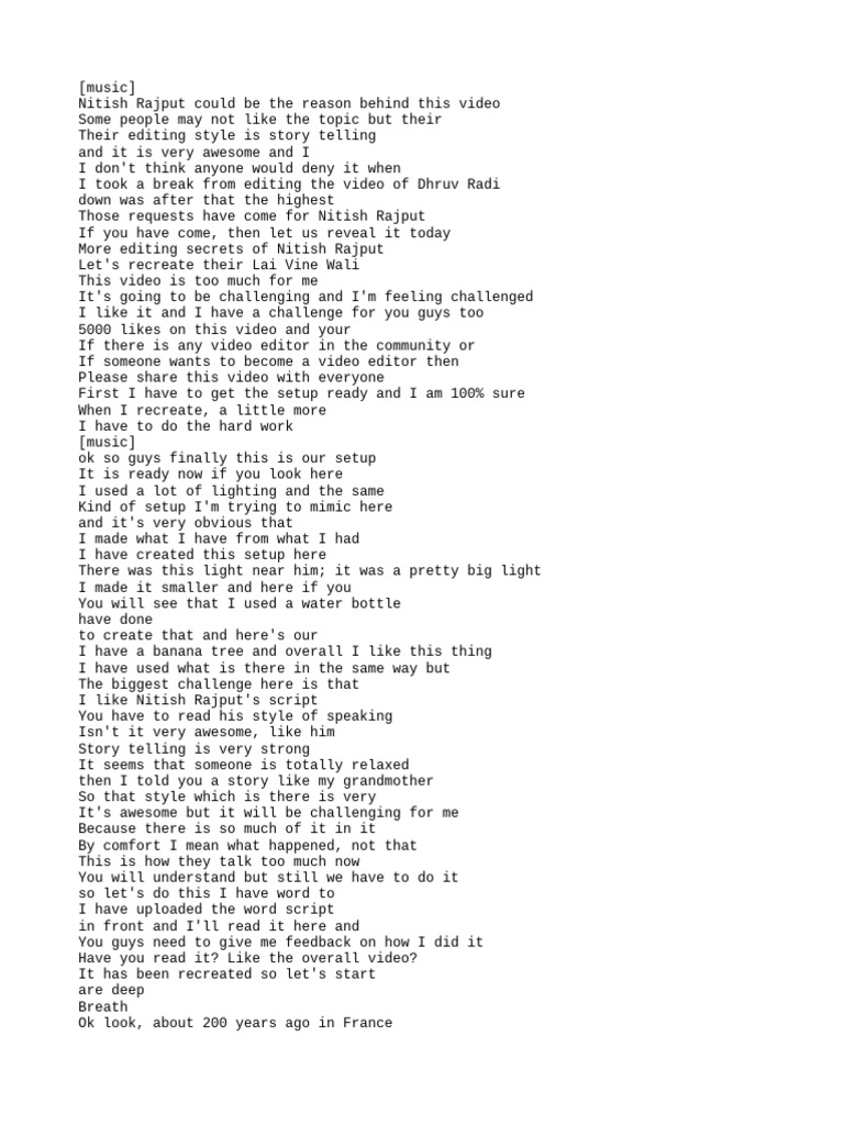 (English) Nitish Rajput's Editing Secret - The One Trick To Master ...