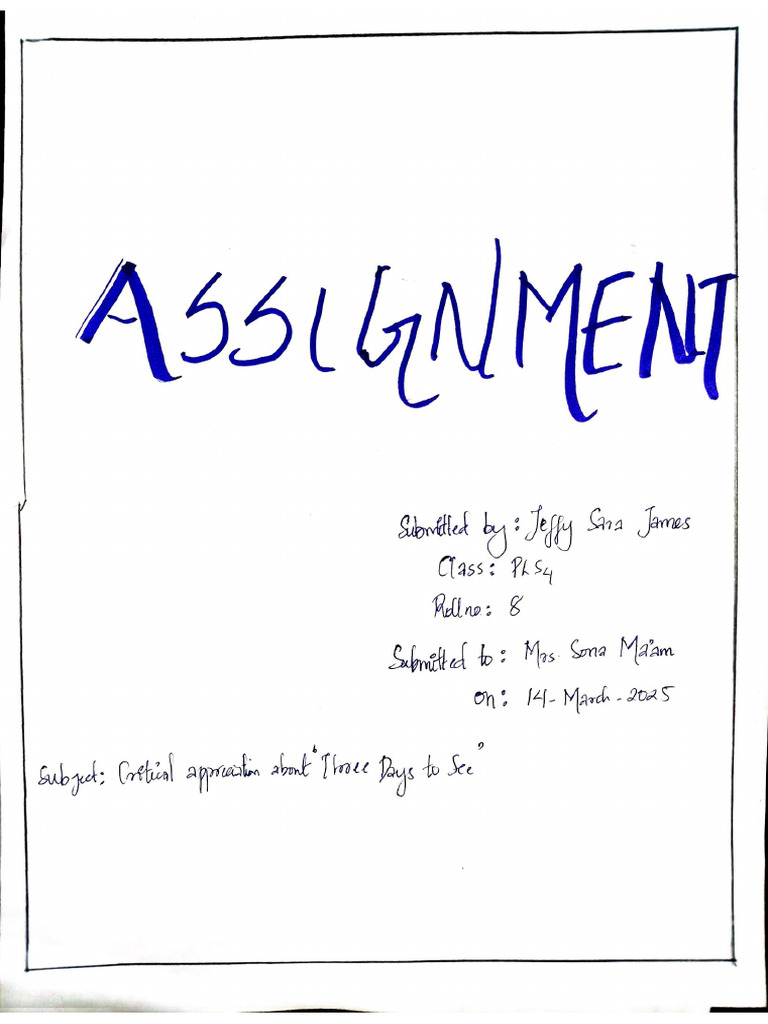 English Assignment Compress | PDF