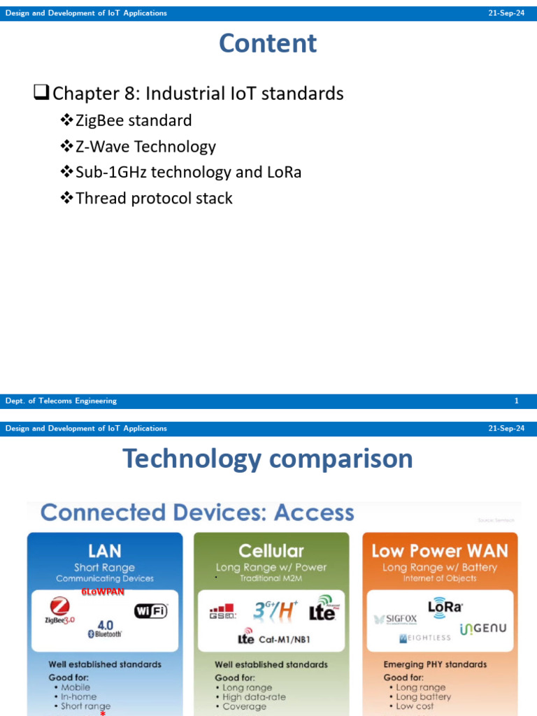 Ch08-Industrial IoT Standards | PDF | Computer Network | Routing