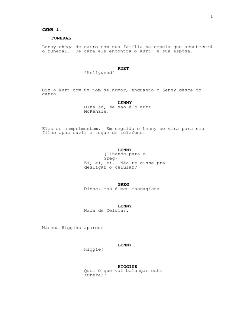 Screenplay Template | PDF