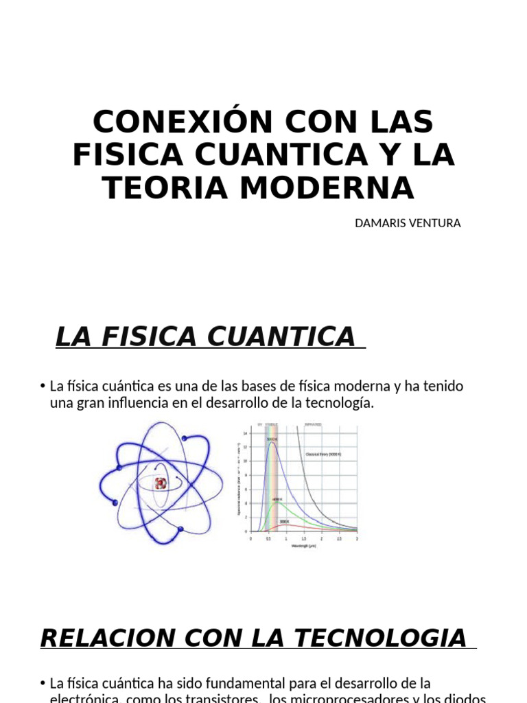 Física Cuántica y su Impacto Tecnológico | PDF