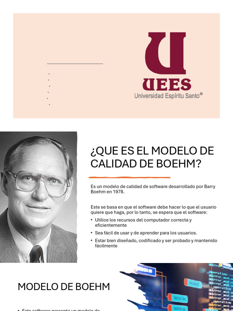 Modelo de Calidad de Boehm en Salud | PDF | Software | Ingeniería ...