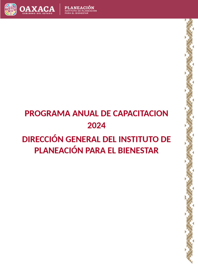 Presentación PAC 2024 | PDF | Planificación | Administración Pública