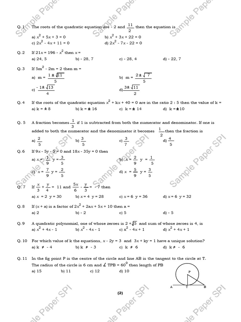 Quadratic Equations and Solutions | PDF | Mode (Statistics) | Sphere