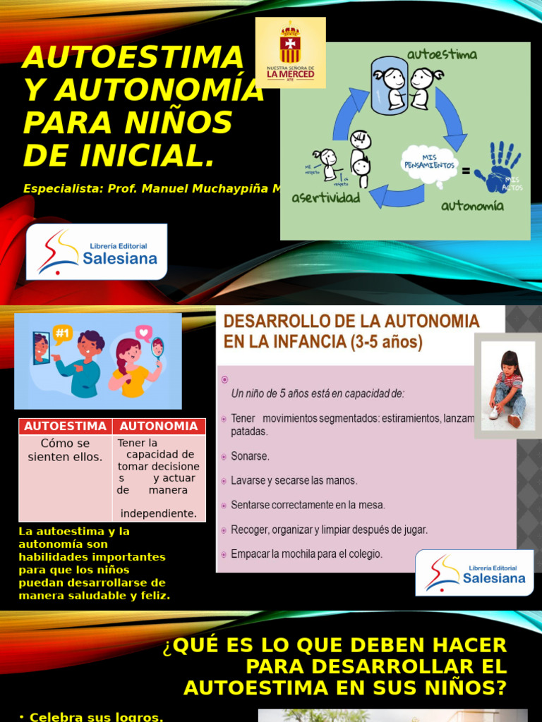 Autoestima y Autonomía en Niños | PDF | Autoestima | Las emociones