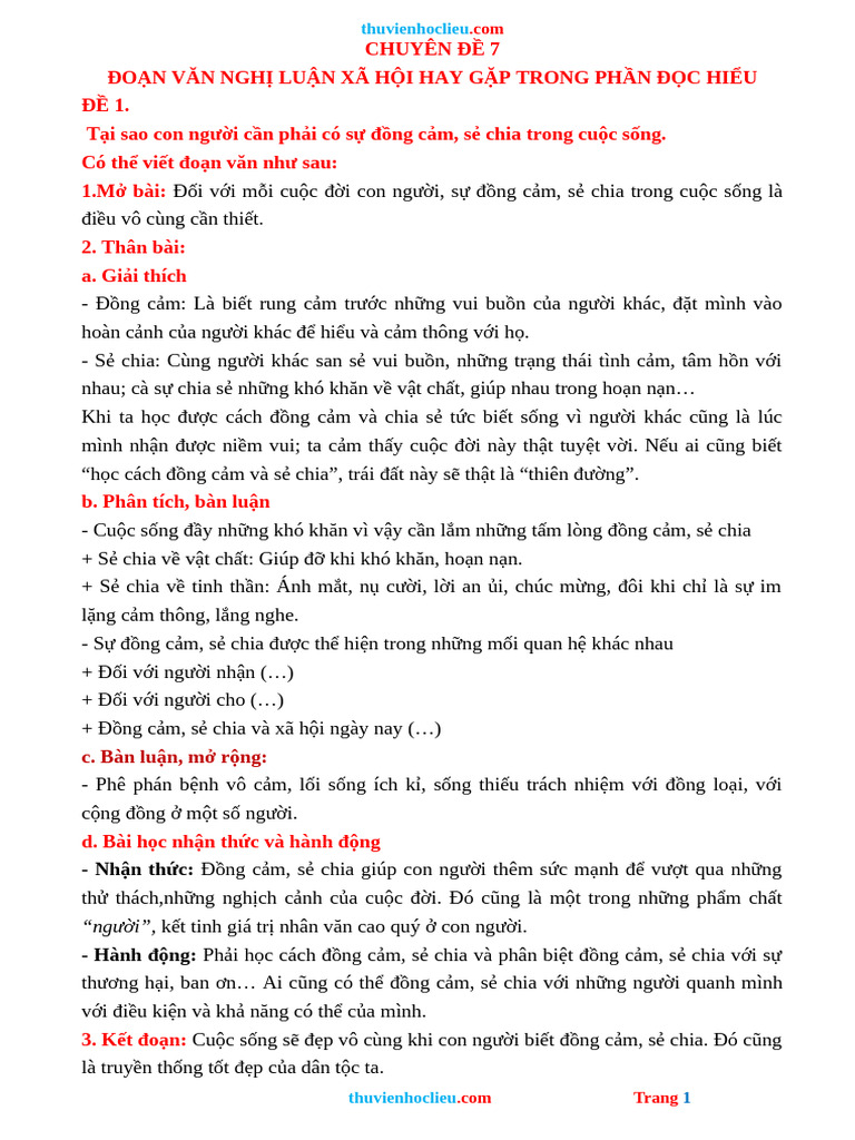 Đo N Văn NLXH | PDF