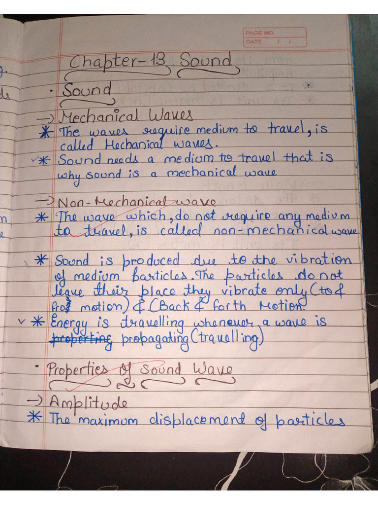 Physics Chapter - 13 Sound | PDF