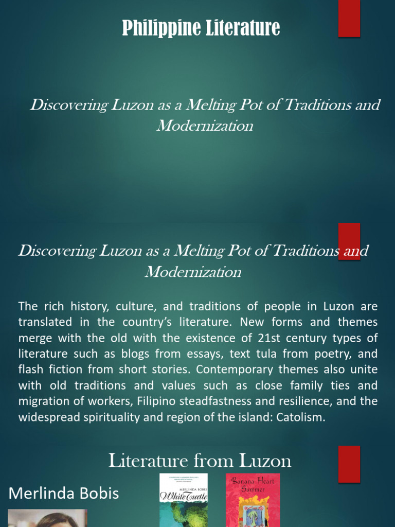Literature From Luzon Part 2 | PDF | Philippines | Luzon