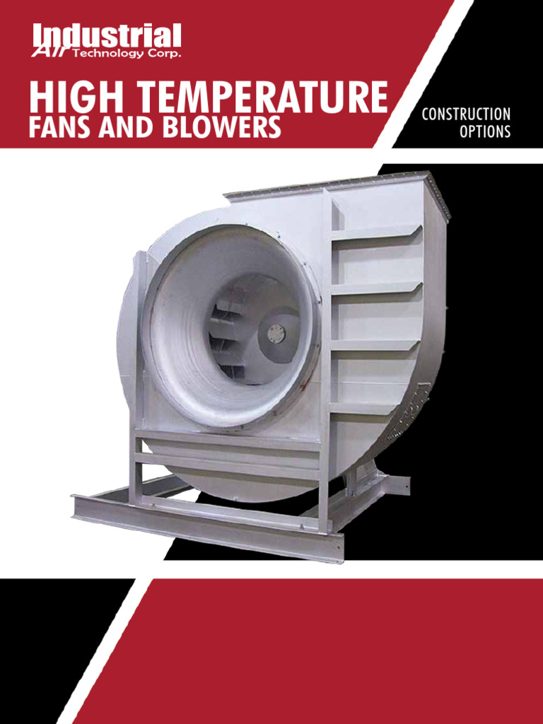 High-Temperature Fans and Blowers Guide | PDF | Bearing (Mechanical ...