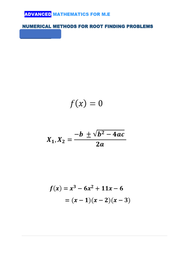FME7 Topic 6 Bisection Method | PDF | Zero Of A Function | Function (Mathematics)