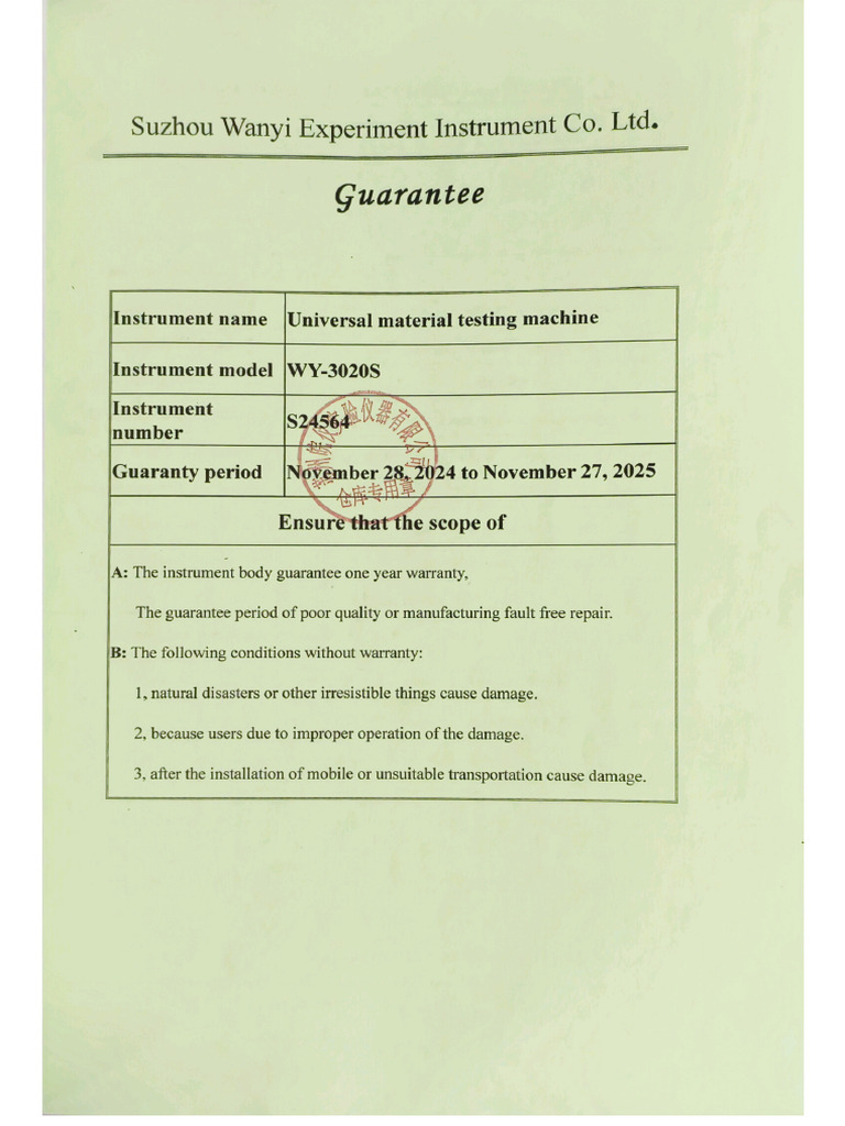 Calibration Report | PDF