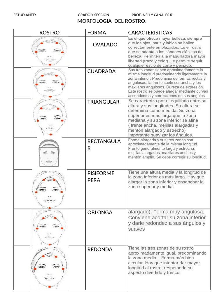 Morfologia Del Rostro | PDF | Longitud