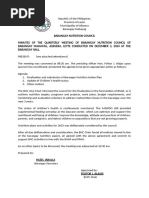 Resolution On BNAP Approval | PDF | Malnutrition | Nutrition