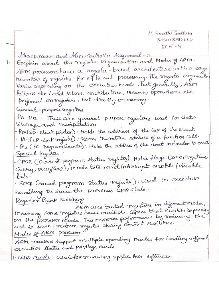 MPMC Assignment 2 | PDF