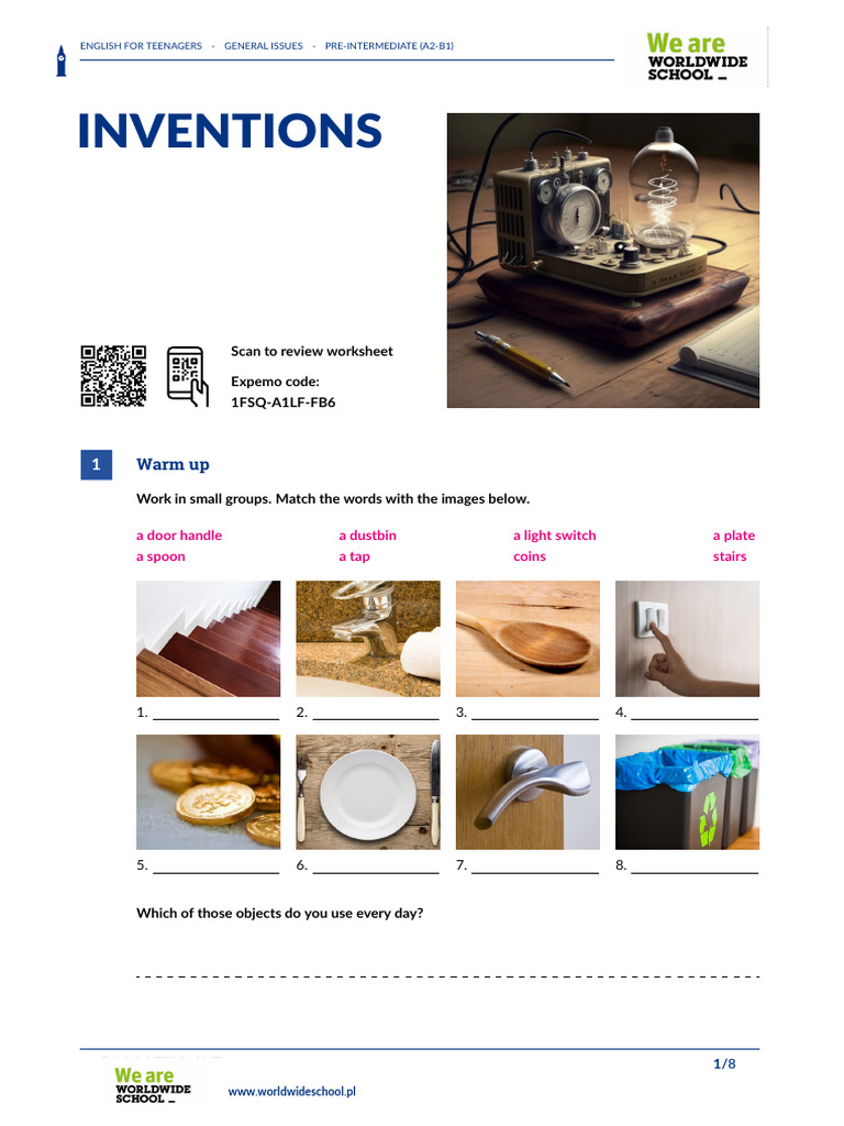 Inventions British English Teacher A2 B1 | PDF | Penicillin ...