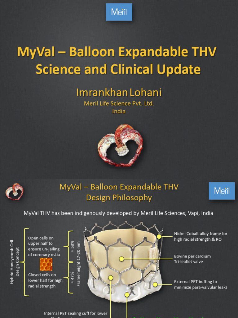 MyVal - Balloon Expandable THV Science and Clinical Update | PDF ...