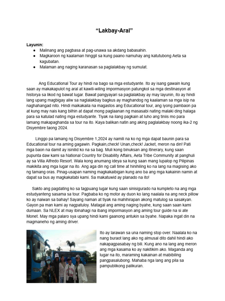 Tolentino Repleksyon | PDF