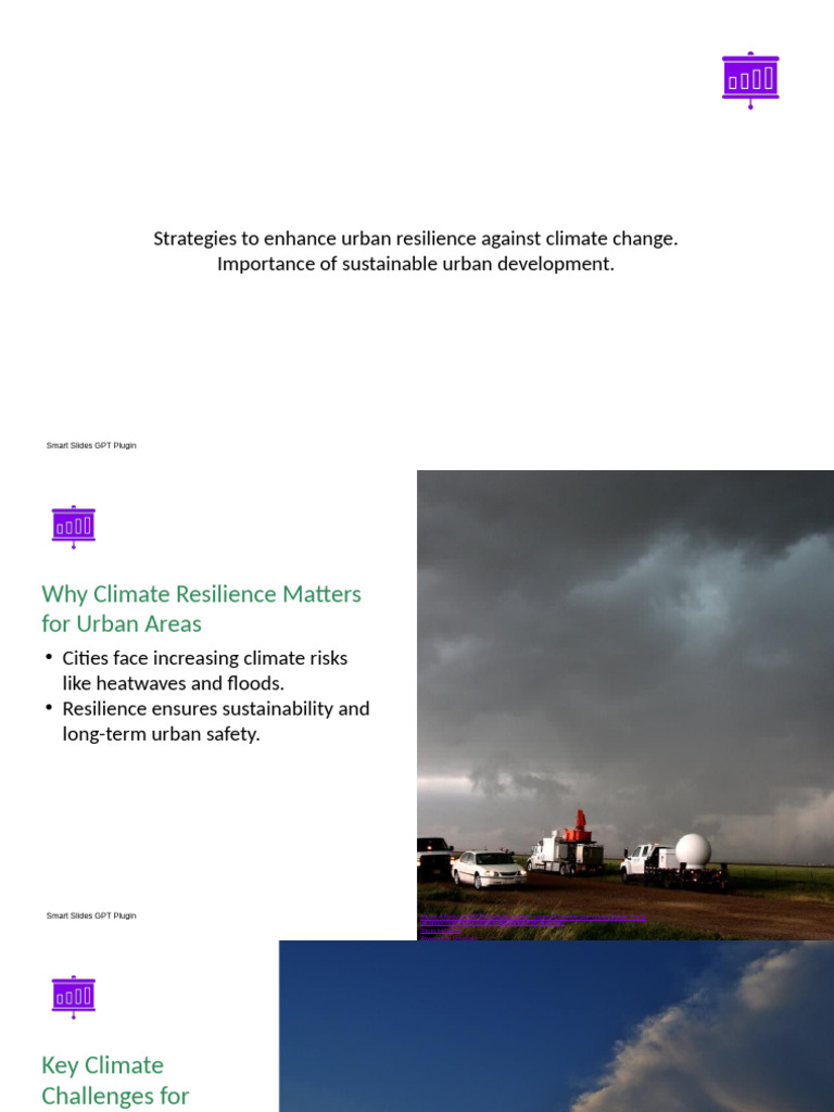 Climate Resilient Policies For Cities | PDF | Infrastructure | Flood