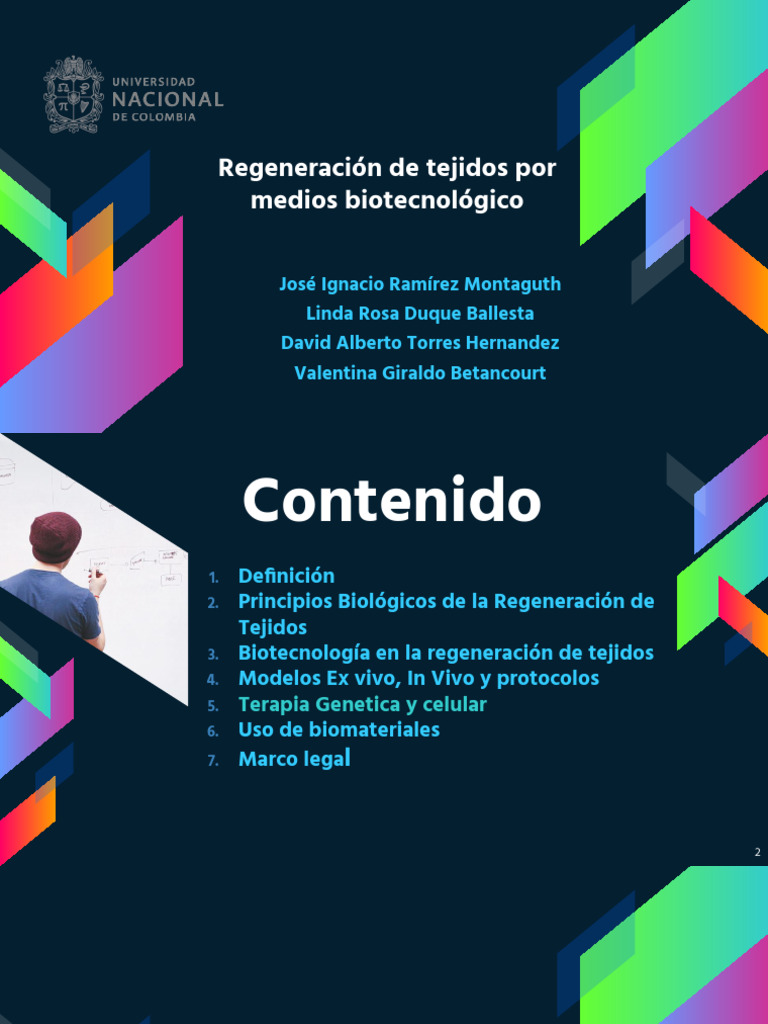 Regeneración de Tejidos Por Medios Biotecnológico | PDF | Terapia de ...