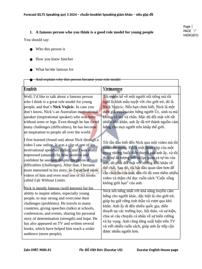Set Nick Vujicic | PDF
