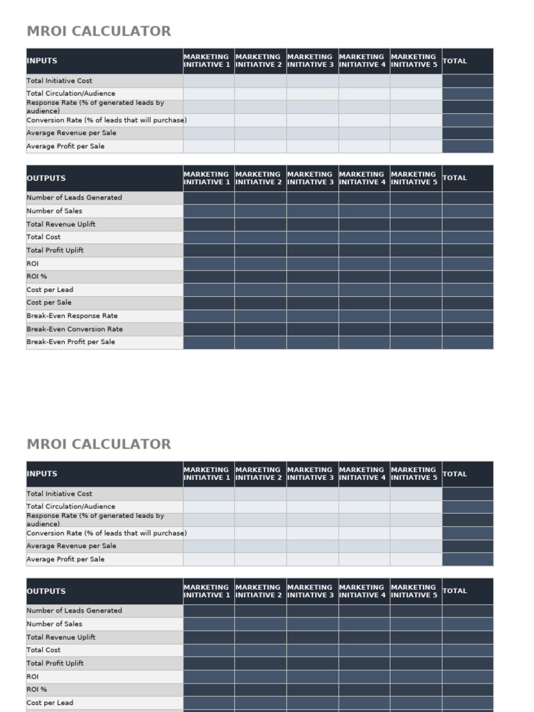 3.19 Tính Lợi Tức Từ Mroi MKT | PDF