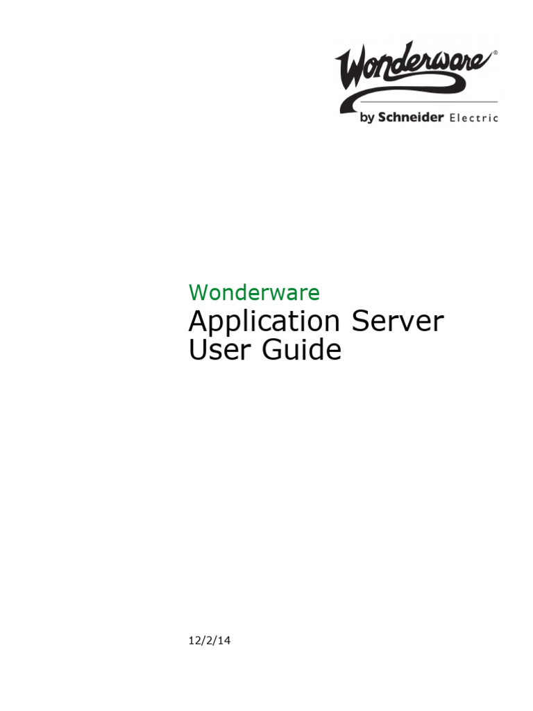 Application Server User Guide: Wonderware | PDF | Computer File | Information Technology