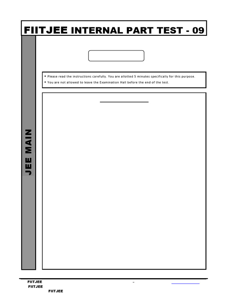 Fipt-09-Pcm-Jee Main 2024-30.12.2023 | PDF | Distillation | Liquids