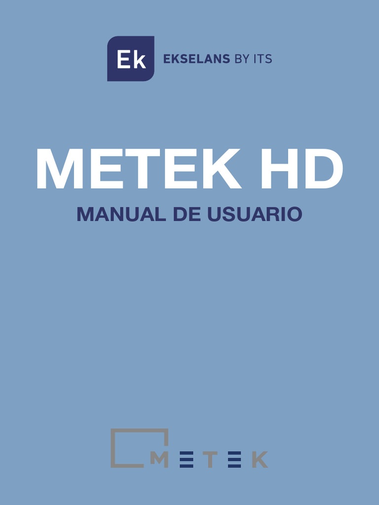 Metek-Hd Manual Español | PDF | USB | Memoria USB